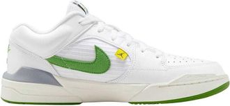 Nike Air Jordan Stadium 90 Sneaker f&uuml;r Damen, Leder (Wei&szlig;/Gr&uuml;n)