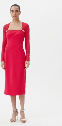 Luisa Spagnoli Coctailkleid Protocollo 541709 Rot Regular Fit