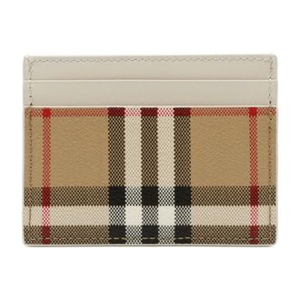 Burberry Femme, Accessoires, Beige, Taille: ONE Size Porte-cartes Vintage Check