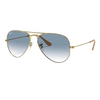 Ray-Ban unisex, Accessoires, Jaune, Taille: 55 MM Rb3025 Aviator Gradient