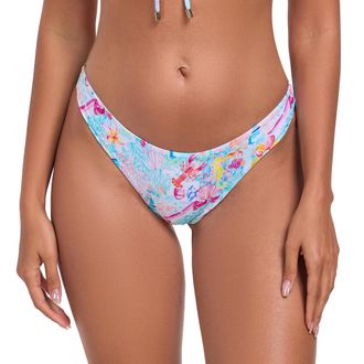 Relleciga Damen Bademode Bikinihose Unterteil Brazilian Cut Bottom Laguna M