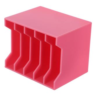 NUOBESTY Acryl Handyaufbewahrungsbox 5 F&auml;cher Smartphone Organizer f&uuml;r B&uuml;ro Klassenzimmer Besprechungsraum Mehrfach Handyhalter Schreibtisch Organizer mit Sich