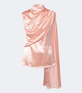 MUGLER Top aus Satin