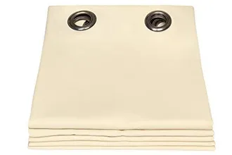 MOONDREAM ClimaSafe Rideau Ext&eacute;rieur | R&eacute;sistant au Soleil et aux Intemp&eacute;ries | Tissu D&eacute;perlant | Anti Moisissures | Fabrication UE | Oeillets | Beige MC630 | 1