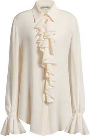 Alberta Ferretti Chemises - Femme - Blouses et Chemises - Beige - Taille: 44 FR
