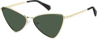 Polaroid Gold Gr&uuml;n Polarisierte Sonnenbrille - - Accessories - Damen - Gelb - 60 MM