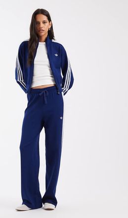 adidas Originals Firebird Strick-Trainingshose in Marineblau
