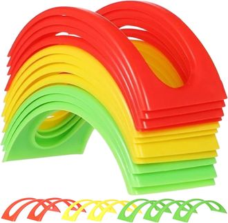 Generic Individuelle Tacohalter f&uuml;r Partys - 18 St&uuml;ck Sandwich - Bunte Tortilla - f&uuml;r Geburtstage Familientreffen BBQs und Filmabende