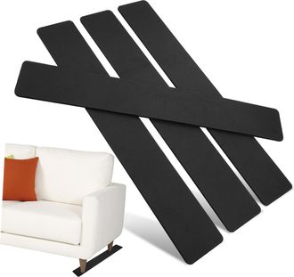 Artibetter 4stücke Teiliges Anti-rutsch Gummi Möbeluntersetzer Selbstklebend Bodenschutzmatte Für Stühle Sofas Zuschnittbare rutschfeste Pads Geräuschdämpfend Un