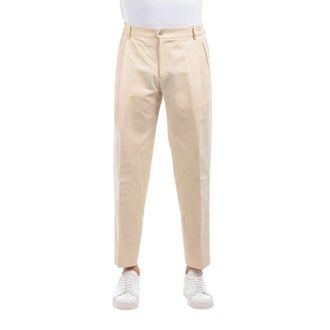 BRIGLIA 1949 Homme, Pantalons, Beige, Taille: S Chinos