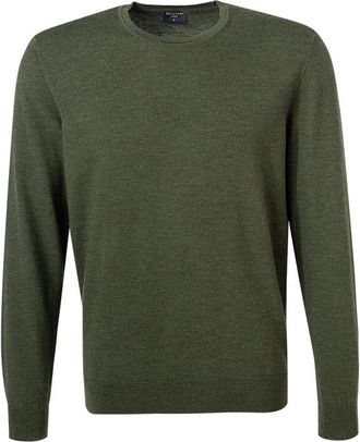 Olymp Herren Pullover grün unifarben