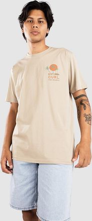 Rip Curl Aots - Cody Welsh Palms T-Shirt light khaki
