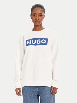 HUGO BOSS Sweatshirt Classic 50522425 Wei&szlig; Relaxed Fit