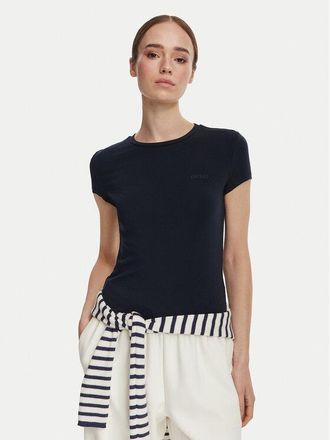 Guess T-Shirt V6YI24 K4787 Dunkelblau Slim Fit