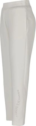 A|X Armani Exchange Femme, Pantalons, Blanc, Taille: 36 FR Jogger Pantalons