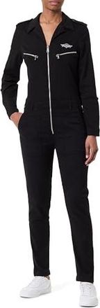 Schott NYC Femme Trjump21wx Jumpsuit, Noir, M EU