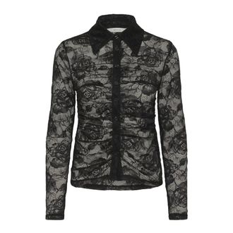 Gestuz Damen, Blusen & Hemden, Schwarzk, LGröße