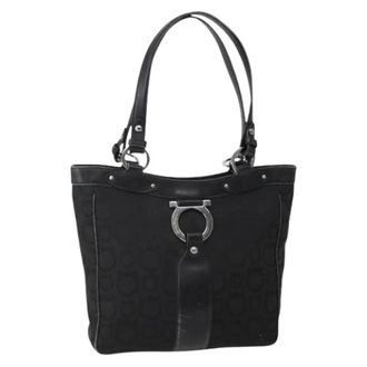 Ferragamo Pre-owned Canvas Tote Bag - - Pre-owned - Damen - Schwarzk - ONE SIZE