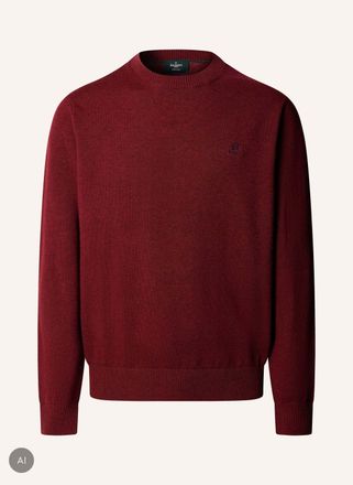 Hackett Pullover Hrtg Cotton H Crew rot