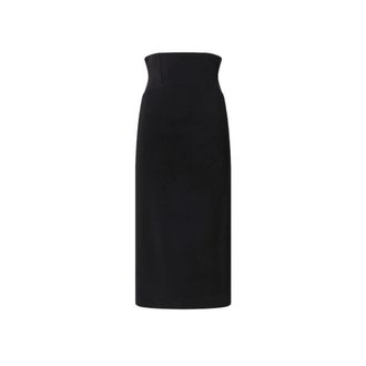Max Mara Pera Coat - - Skirts - Damen - Schwarzk - XS