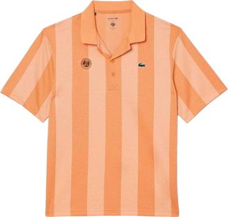Lacoste Roland Garros Edition Poloshirt f&uuml;r Herren, Tennis, leger (Orange)