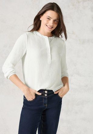 Cecil Langarmbluse mit Rundhalsausschnitt