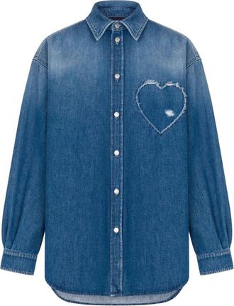Moschino Homme, Chemises, Bleu, Taille: S Moschino Chemises