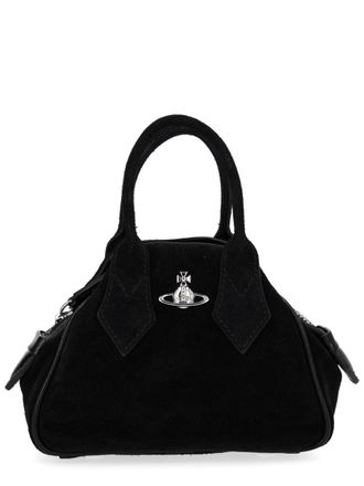 Vivienne Westwood Womens Mini Bag Yasmine Black Calf Leather Handbags Hand