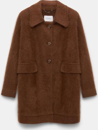 Dorothee Schumacher Fluffy Mantel aus Merino und Kaschmir