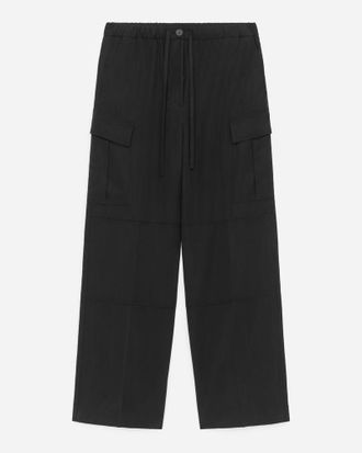 Arket Flie&szlig;ende Cargohose -Schwarz