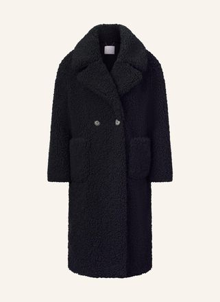 Rich & Royal Teddyfell-Mantel blau