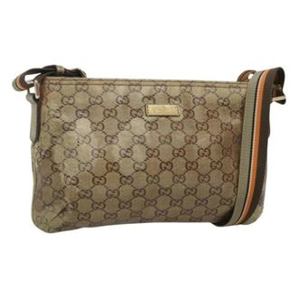 Gucci Pre-owned Toile sacs-gucci - Femme - Pre-owned - Brun - Taille: ONE Size