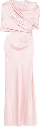 Stella McCartney robe drapée à fronces - Rose