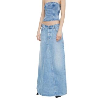 Diesel De-Pago Denim Maxirock - - Skirts - Damen - Blau - W26