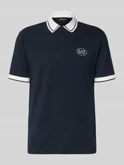 Emporio Armani Regular Fit Poloshirt mit Logo-Print