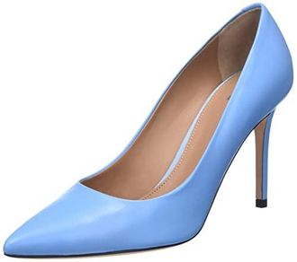 BOSS Femme Pompe Eddie 90-c Escarpins, Open Blue495, 39.5 EU