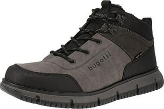 Bugatti Homme 341-ac250 Bottes avec Doublure Chaude, Noir/Gris, 44 EU