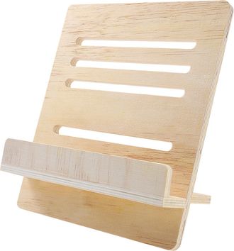 NUOBESTY Faltbarer Verstellbarer Buchst&auml;nder aus Hochwertigem Massivholz Leichter Desktop lesest&auml;nder f&uuml;r Kochb&uuml;cher Noten und Rezepte Tragbarer Faltbarer Lese