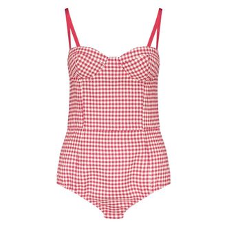 Red Valentino Femme, Maillots de bain, Rouge, Taille: 36 FR Body &agrave; micro-motifs