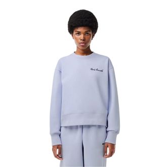 Lacoste Sweatshirt f&uuml;r Damen, leger (Blau)