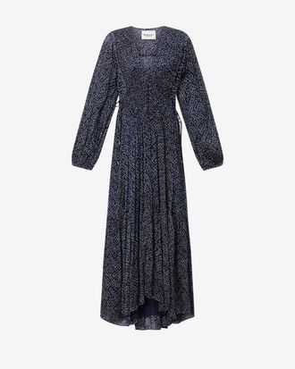Isabel Marant Robe Briane - Femme - Nuit - Taille 34 - Marant Étoile