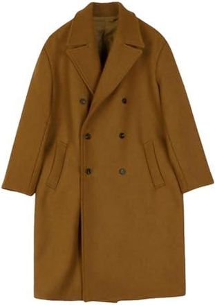 Generic Manteau Hiver Homme,Men Produit Manteau coupe-vent mi-long &agrave; pour hommes - style pratique et moderne pour saison automne-hiver (Brown, XXXL)