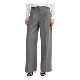 Oui Weite Hose - - Trousers - Damen - Grau - S