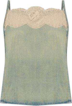 Diesel Femme, Tops, Bleu, Taille: 36 FR Blouses