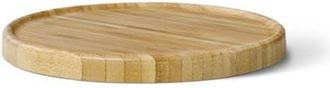 Bredemeijer runder brauner Untersetzer aus Holz &Oslash; 18 cm f&uuml;r Teekannen