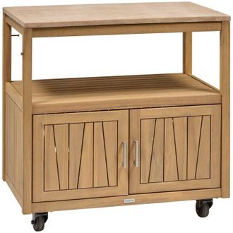 Hesperide Sommerk&uuml;chenmodul Lodgia 2 T&uuml;ren 50x87cm Akazienholz - Hesp&eacute;ride