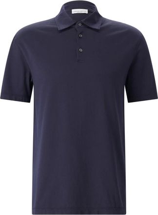 Roberto Collina Homme, Tops, Bleu, Taille: 2XL Polo en maille de coton
