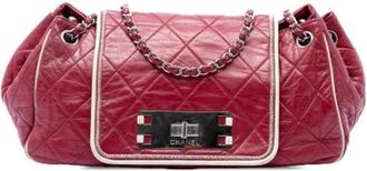 Chanel Sac bandouli&egrave;re matelass&eacute; Pre-owned - Femme - Pre-owned - Rouge - Taille: ONE Size