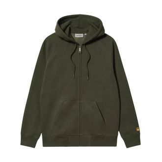 Carhartt Work in Progress Homme, Sweatshirts et sweats &agrave; capuche, Vert, Taille: M Hooded Chase Jacket