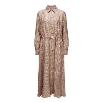 Herno Femme, Robes, Brun, Taille: 38 FR Silk Shirt Dress